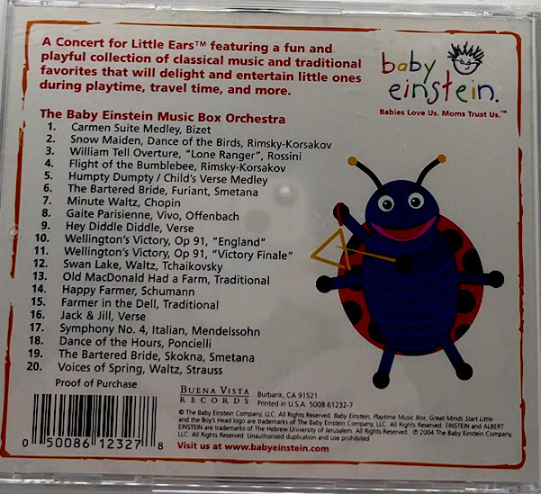 Baby Einstein - Playtime Music Box CD | eBay