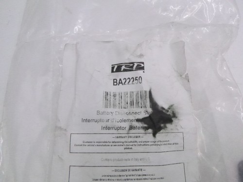 Trp BA22250 Switch Battery Disconnect for sale online | eBay Australia
