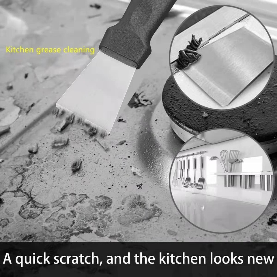 Griddle Scraper Tool Metal Small Grill Scraper for Outdoor BBQ | eBay