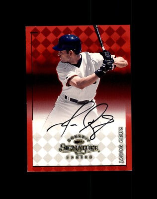 1998 Donruss Signature Series Autographs Jacob Cruz AUTO | eBay