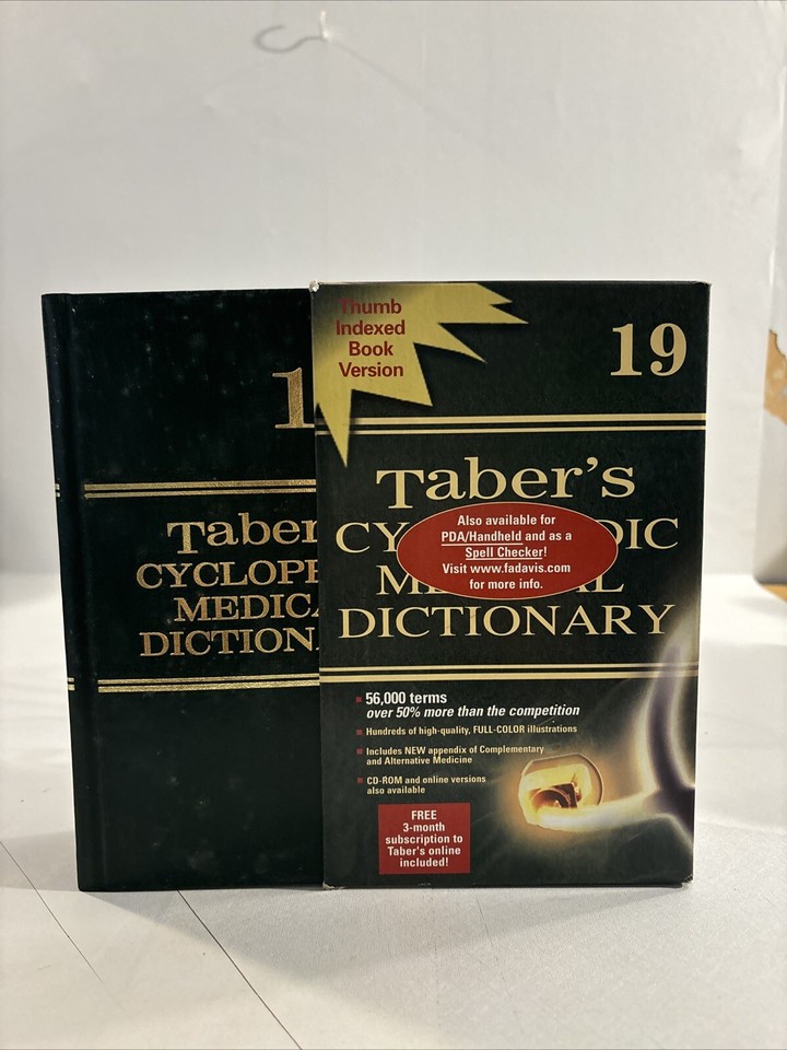 NEW Taber's Cyclopedic Medical Dictionary 19th Edition Illustrated in ...