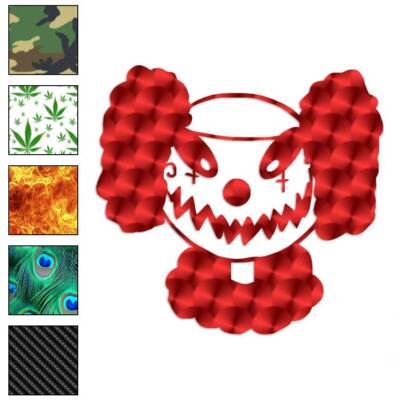 Scary Clown Evil, Vinyl Decal Sticker, 40 Patterns & 3 Sizes, #269 | eBay
