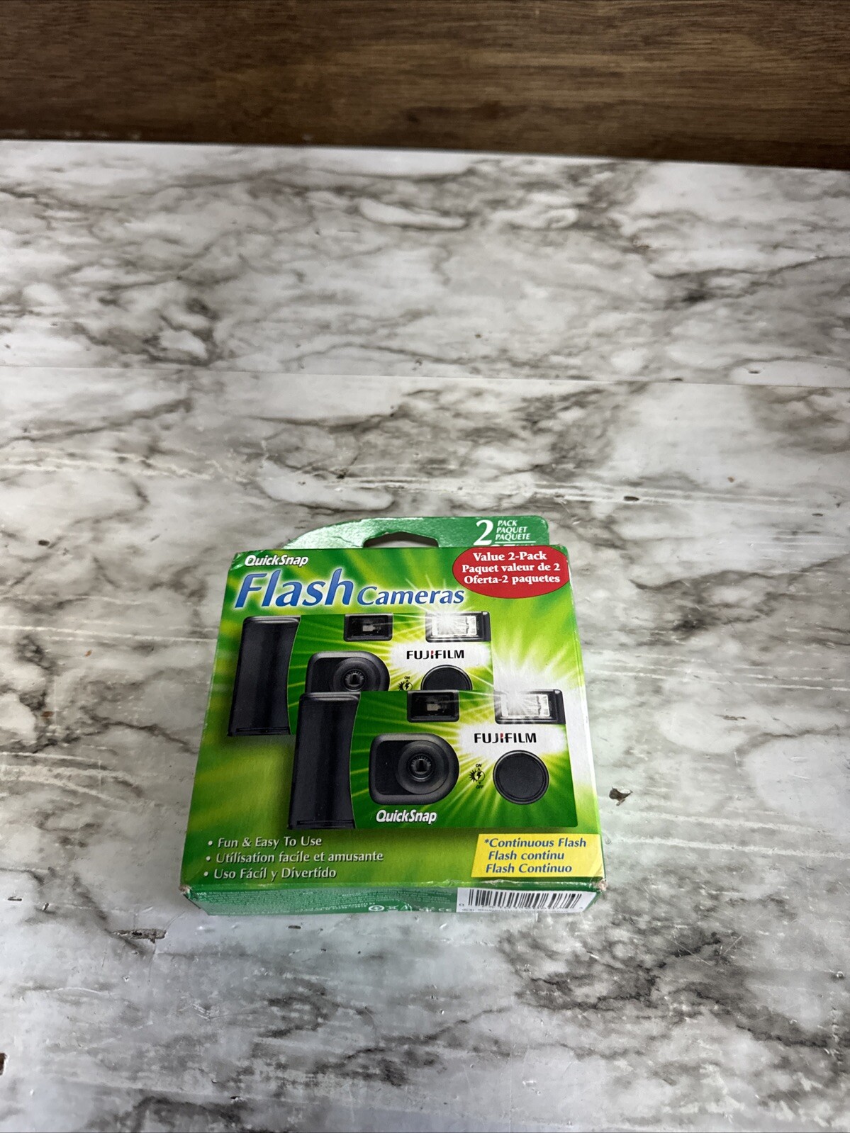 Fujifilm QuickSnap Flash 400 One-Time-Use Camera - Black for sale ...