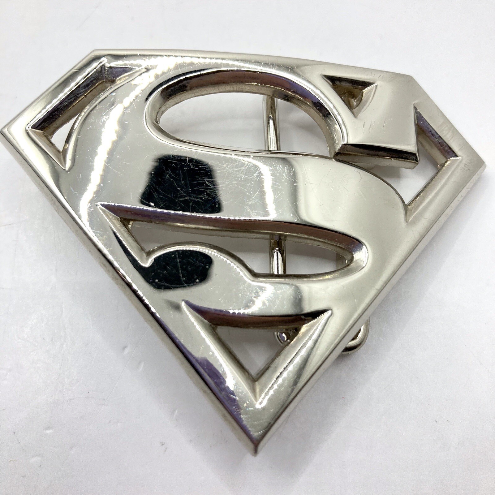 GTO Design Studios Superman Belt Buckle Chrome DC Com… - Gem