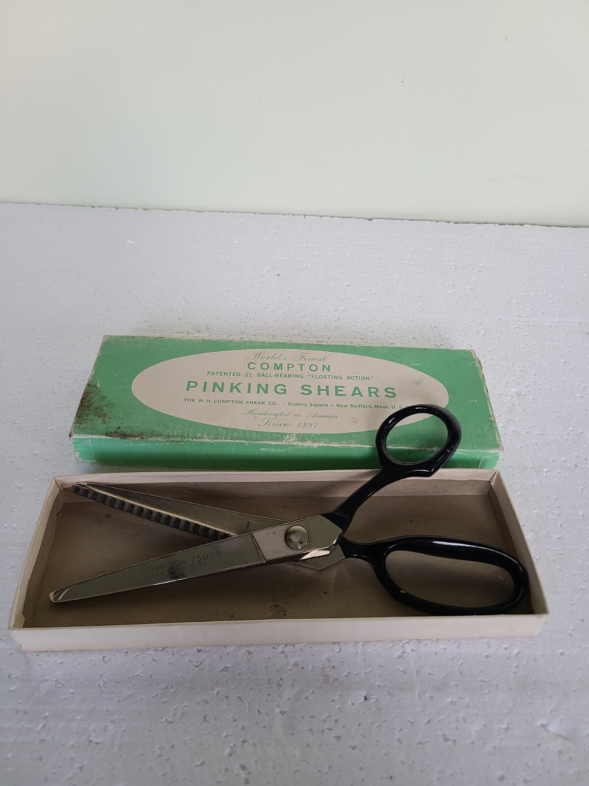 Vtg Compton 7500B Pinking Shears Floating Action, Made In USA | eBay