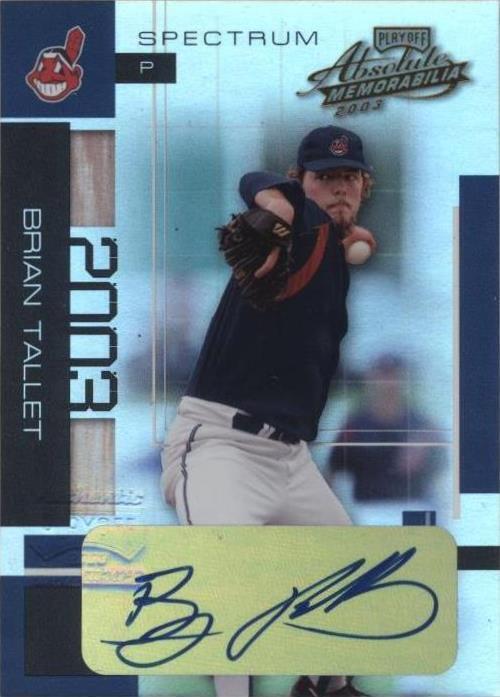 2003 Playoff Absolute Memorabilia - Brian Tallet #36 Spectrum ...