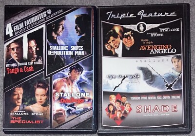 Demolition Man/Over Top/Avenging Angelo/Specialist/Tango Cash/Eye See/Shade DVD | eBay