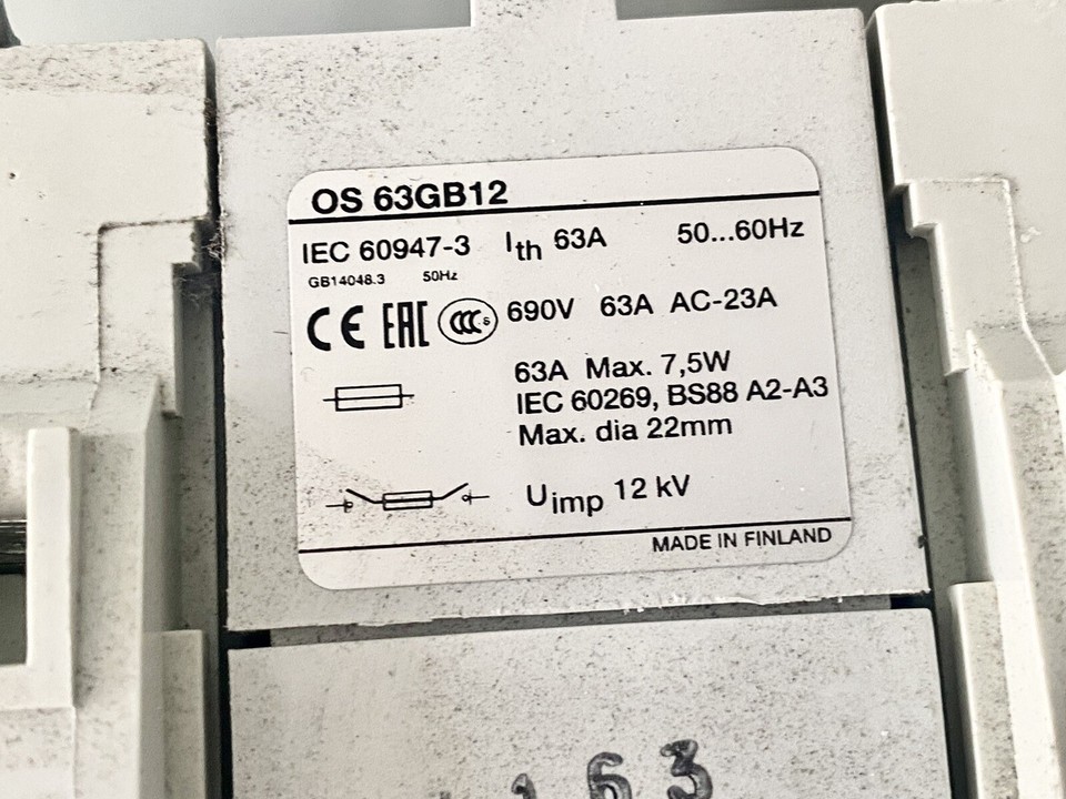 ABB OS 63B12,IEC 60947-3 | eBay