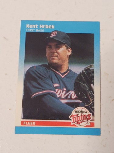 Kent Hrbek Minnesota Twins 1987 Fleer Mini Card #57 | eBay