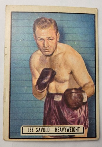 1951 Topps Ringside BOXING #52 LEE SAVOLD Heavyweight (E) | eBay