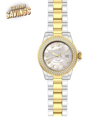 Invicta Swiss Ronda 515 Caliber Unisex Watch w/ Mother of Pearl Dial ...