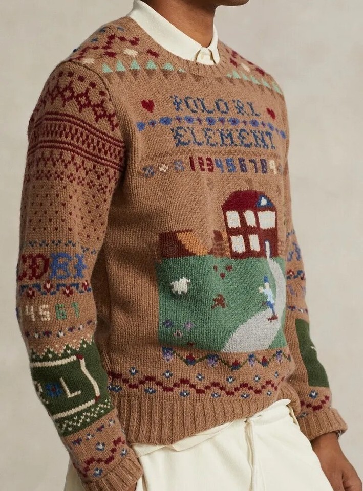 Polo Ralph Lauren X Element Genuine Skate Goods Wool Sweater NWT ...