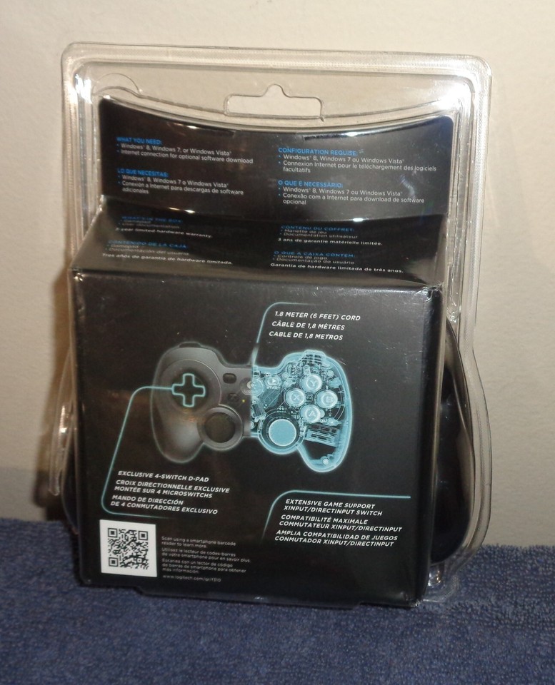 Logitech G F310 Wired Gamepad Controller Like Layout 4 Switch D-pad Pc ...