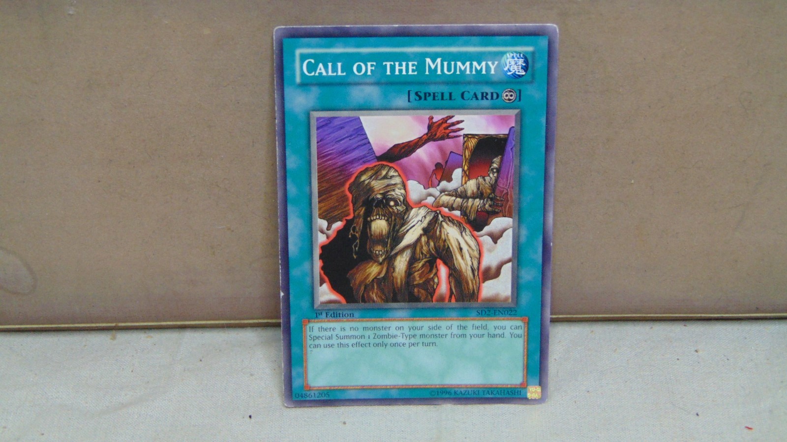 1996 YU'GI-OH! 1 ST EDITION CALL OF THE MUMMY SPELL CARD SD2-EN022 | eBay