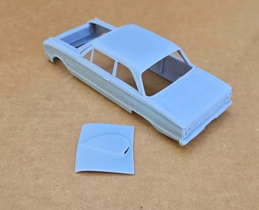 ABS-LIKE RESIN 3D PRINTED 1/25 1962 FORD FALCON COUPE BODY WITH ...