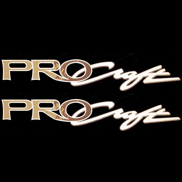 Tracker Boat Procraft Decals | 13 3/4 Inch Gold Pink (Pair) | eBay