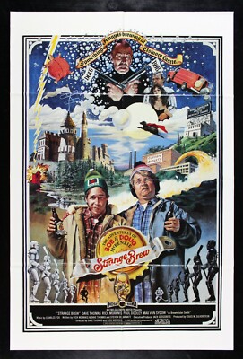 STRANGE BREW CineMasterpieces CANADA HOSER COMEDY ORIGINAL MOVIE POSTER ...