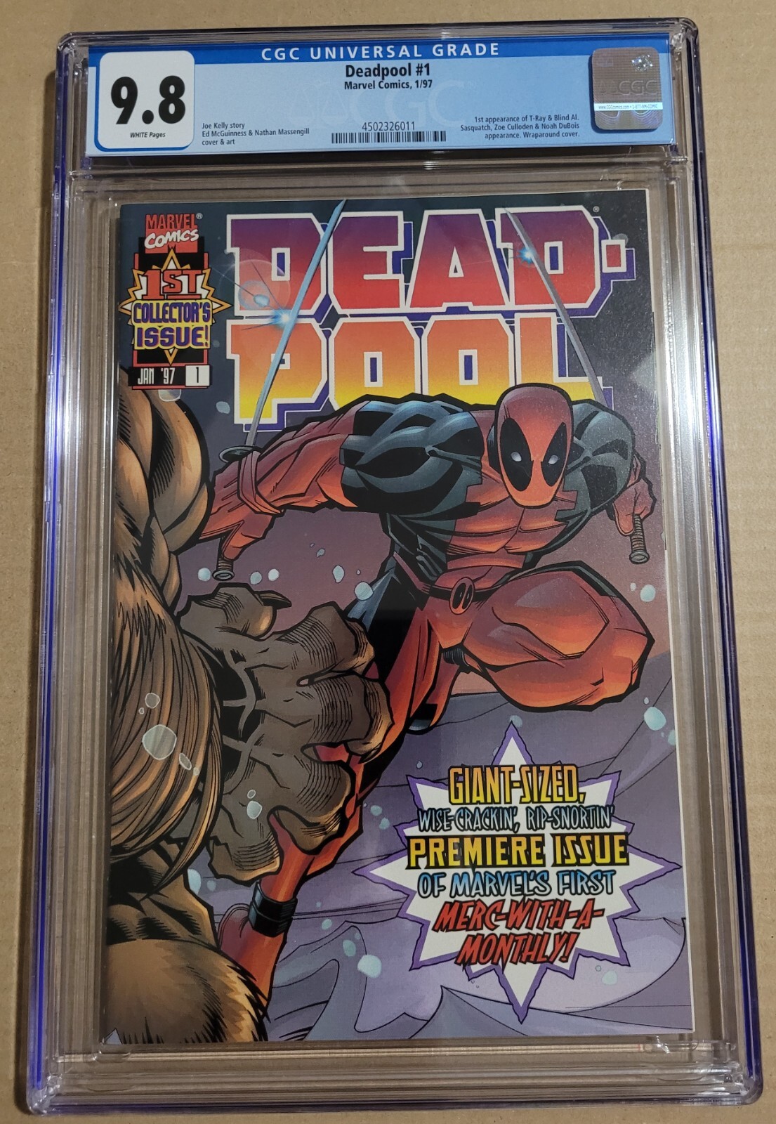 HIGH GRADE KEY! DEADPOOL #1 NM/MT CGC 9.8 1997 1ST DEADPOOL SOLO SERIES ...