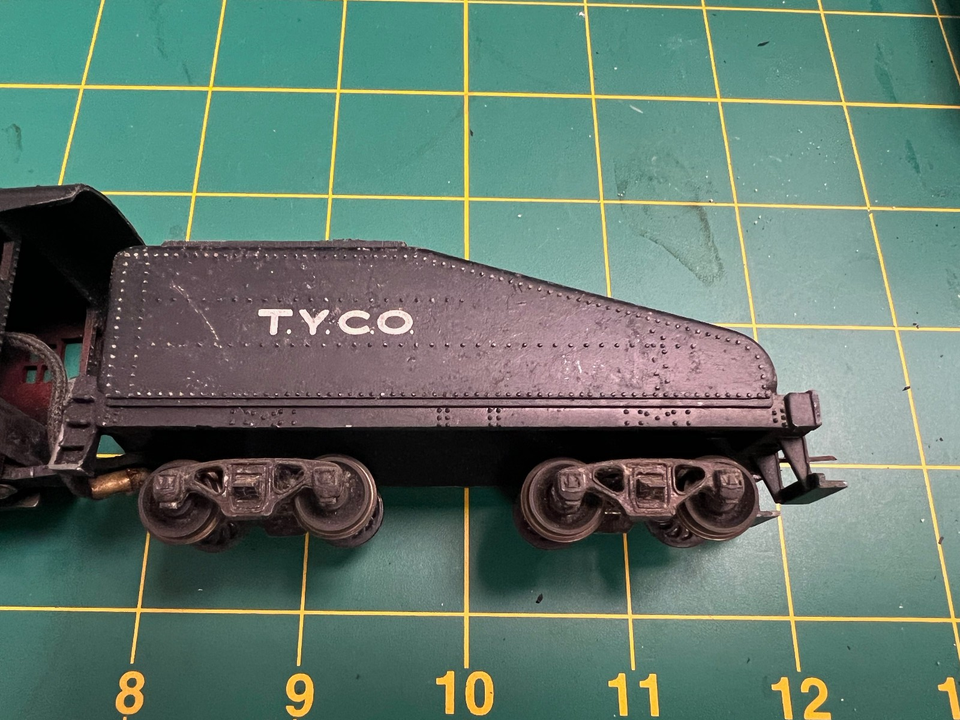 HO Steam Loco 0-4-0 switcher w/ slope back tender Lettered Tyco Mantua ...