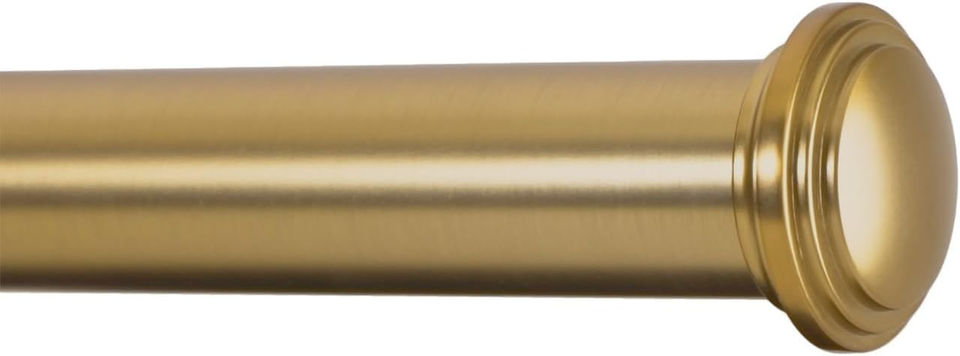 Window Curtain Rod Decorative End Cap Design, 1 Inch Rod, 28 to 48 Inch ...