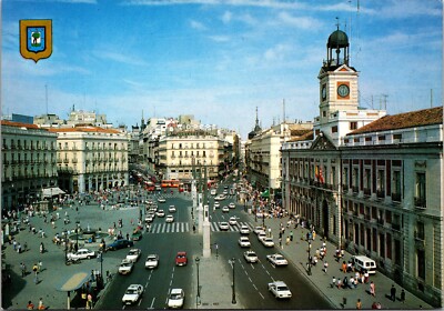 6 x 4" Postcard Madrid Spain Puerta del Sol "Gate of the Sun" | eBay