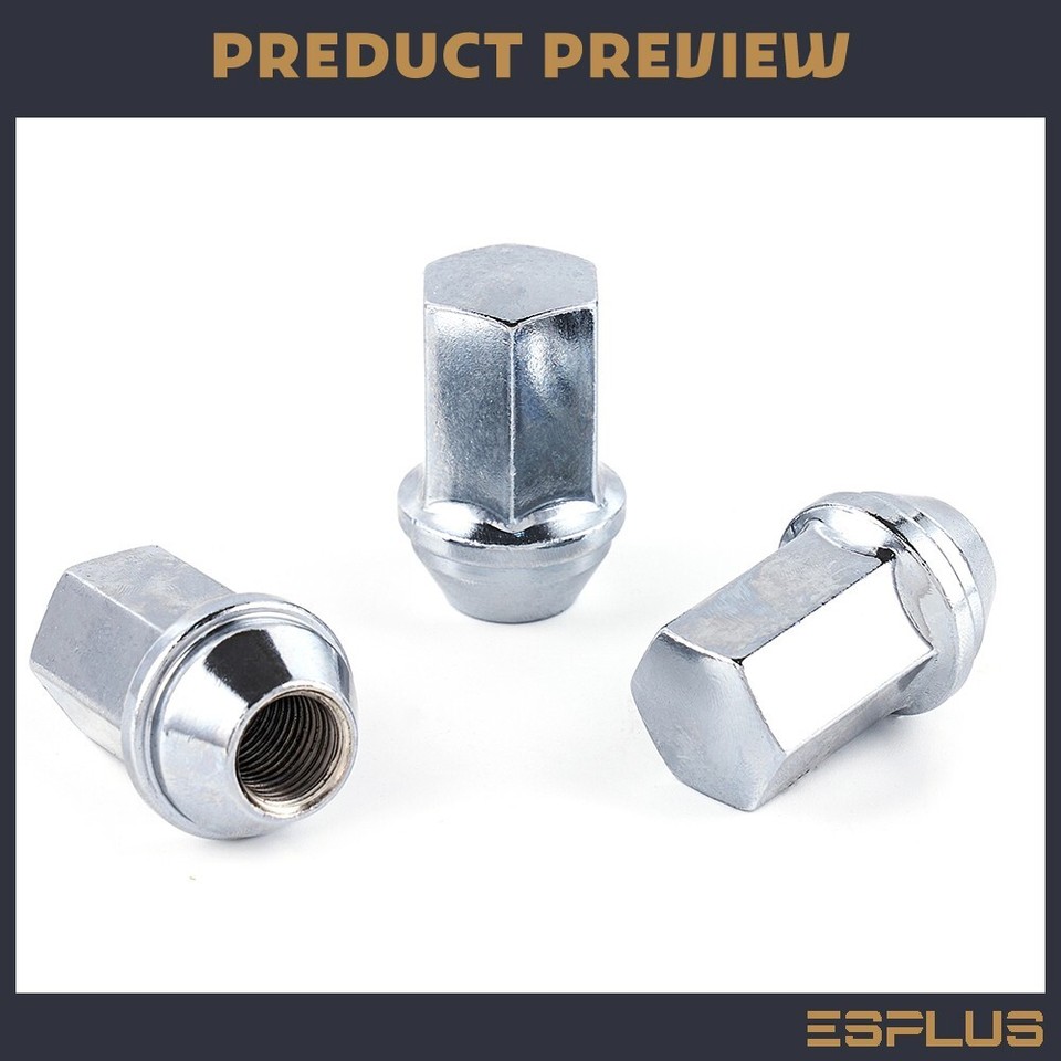 [24] Chrome 14x1.5 XL OEM Lug Nut Fit Stock Chevy Colorado Silverado ...