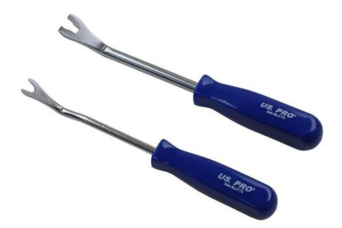 US PRO 2pc CAR DOOR PANEL REMOVER & INTERIOR TRIM CLIP POPPER TOOL KIT ...