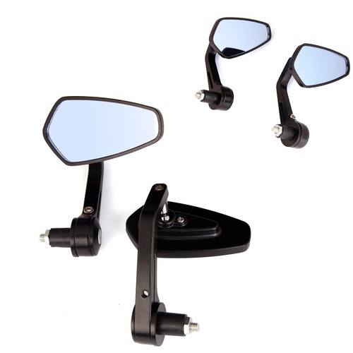 New Motorcycle 7/8" Bar End Mirrors Custom For Honda CB650F CBR600F ...