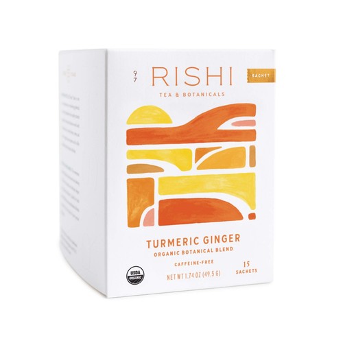 Turmeric Ginger Herbal Tea | Immune Support, USDA Certified Organic ...