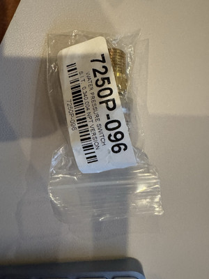 Sensata 7250P-096 Water Pressure Switch | eBay