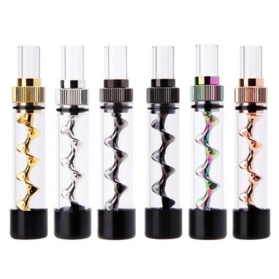 V12 Mini Herb Pipe Twisty Blunt Tobacco Smoking Pipes —Randomly Color ...