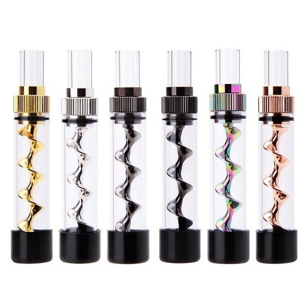 V12 Mini Kit Herb Pipe Twisty Blunt Tobacco Smoking Glass Filter ...