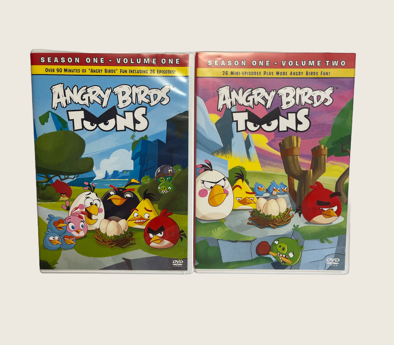 Angry Birds Toons Season 1 Volume 1 & 2 + Bonus Disc DVD By Angry Birds ...