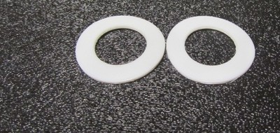 PTFE Round Washer, 7/8" Screw Size, 1.500" OD, .875" ID x .061" Thick ...