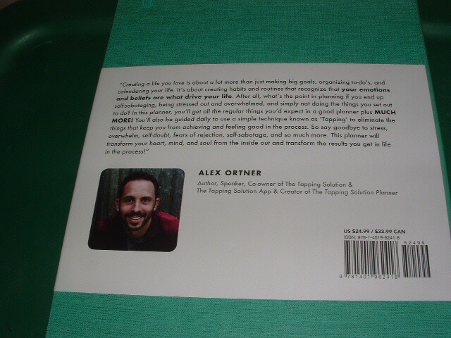 The Tapping Solution Planner Journal Book Alex Ortner Green 8.5" x 11. ...