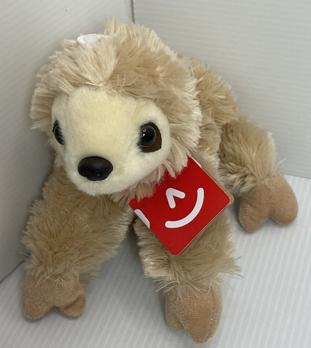 Aurora 8" Sloth Two Toed Aurora Beigh Plush Stuffed Toy Cute Cuddly ...