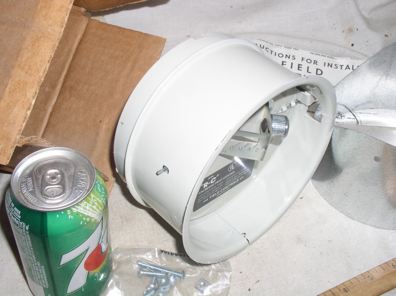 SEALED FIELD CONTROLS 6"RC STD CALIBRATED DRAFT CONTROL TYPE RC 6 INCH ...