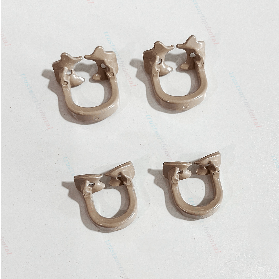 4x Dental Resin Soft Clamp Universal Rubber Dam Sheet Clamps Molar ...