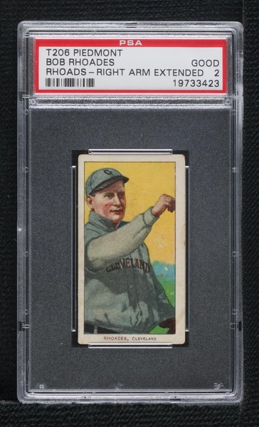 1909-11 T206 - 350 Back Right Arm Extended Bob Rhoads (RC) for sale ...