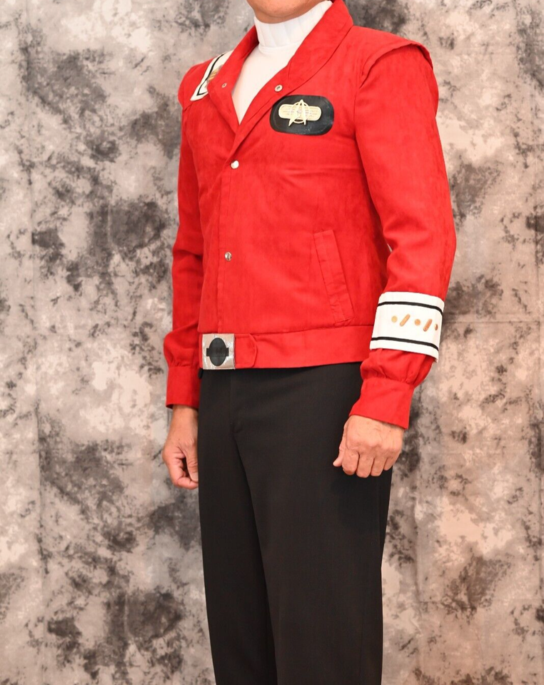 Captain Kirk Starfleet MONSTER MAROON BOMBER JACKET Uniform Cosplay ...