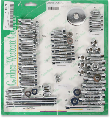 Gardner-Wescott Motor Hardware Set Chrome P-96-77 | eBay