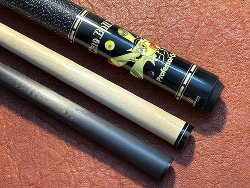 Panther pool cue w/2 Shafts 1 Maple & 1 Jacoby Black V4 Carbon Fiber ...