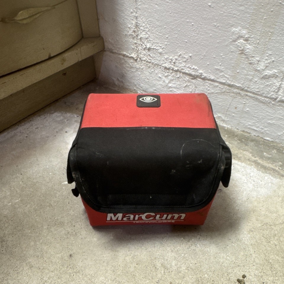 MarCum VS485C Underwater Fishing Camera Red & Black with Carry Case | eBay