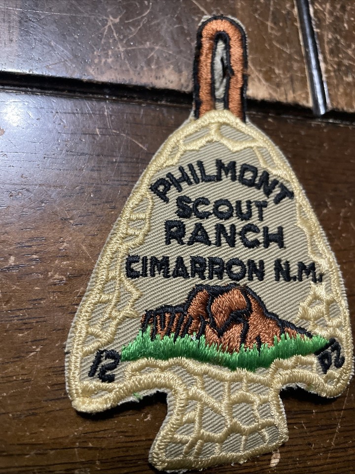 Vintage PHILMONT SCOUT RANCH Cimarron Arrowhead PATCHES BSA | eBay