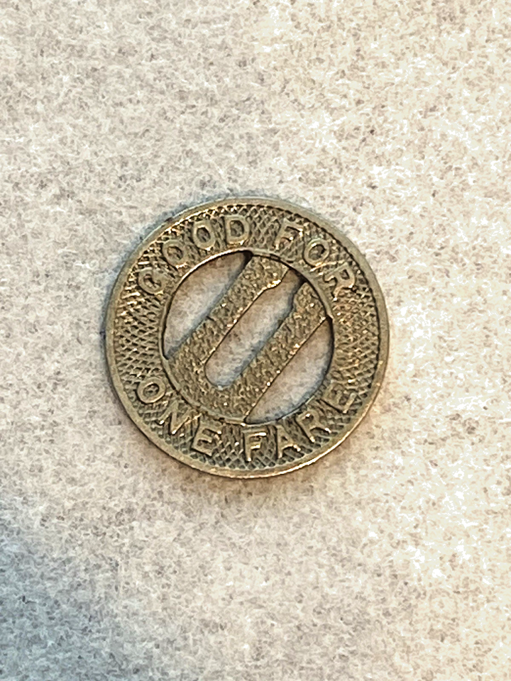 CONNECTICUT CT 305-M Transit Token. | eBay
