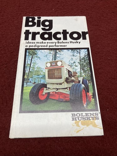 Bolens Husky Big Tractor Sales Brochure Vintage Garden Tractor ...