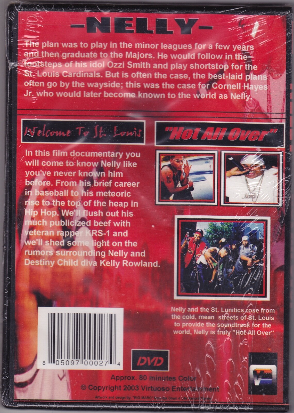 Nelly - Hot All Over: Welcome to St. Louis (DVD, 2003) for sale online ...