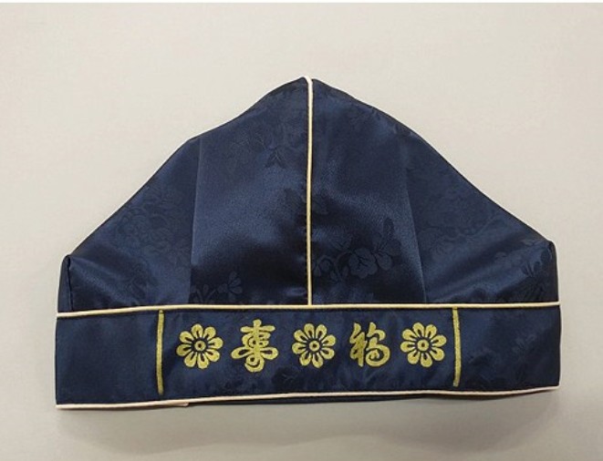 Korean Traditional Hanbok Bokgeon Hood Hat Birthday Party Costume Baby ...