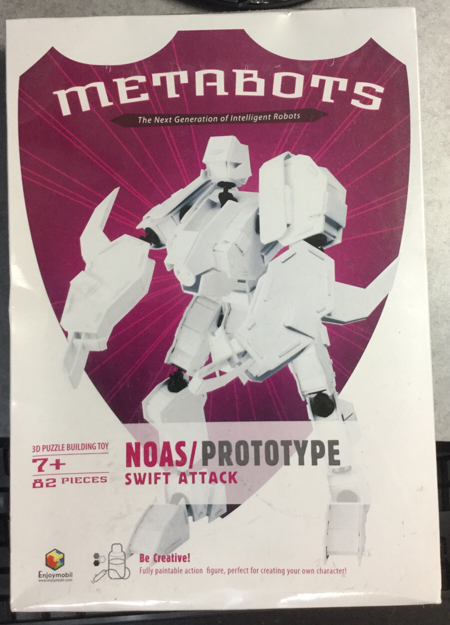 Metabots Noas Prototype Swift Attack Robot Kit 2006 MINT Paintable ...