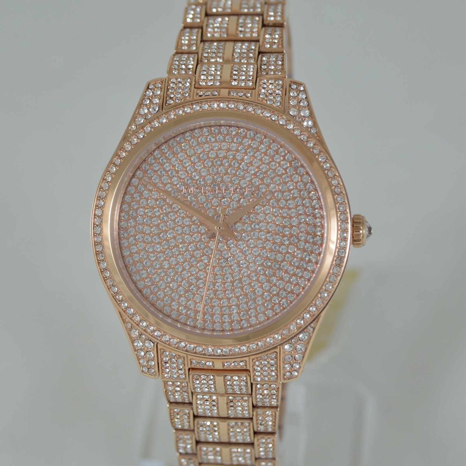 Michael Kors Lauryn Pavé Rose Gold-Tone Watch MK3931 | eBay